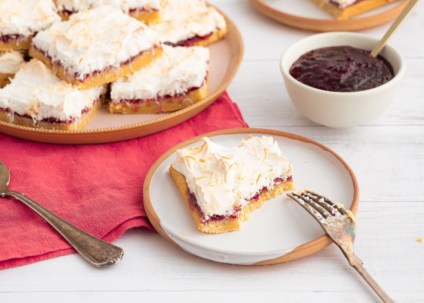Raspberry Louise Slice | I Love Eggs | Baking Recipes